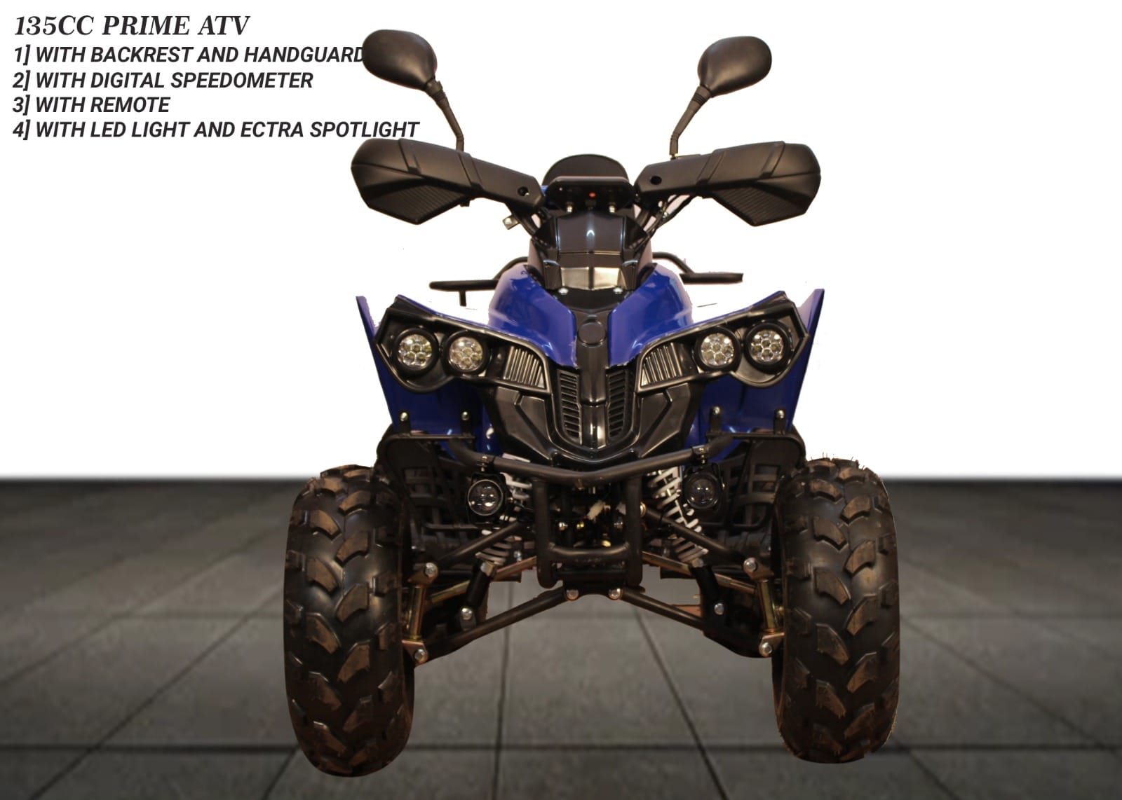 Buy Blue Prime ATV Bike 135cc | ATV Bike India