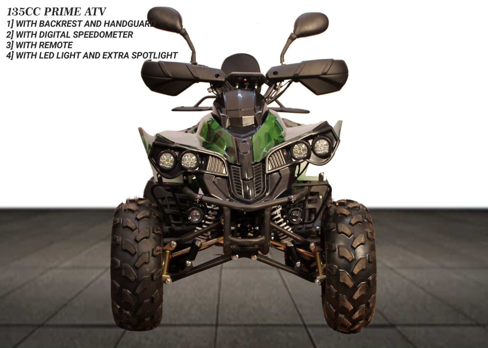 135cc Red Prime Atv - ATV Bike
