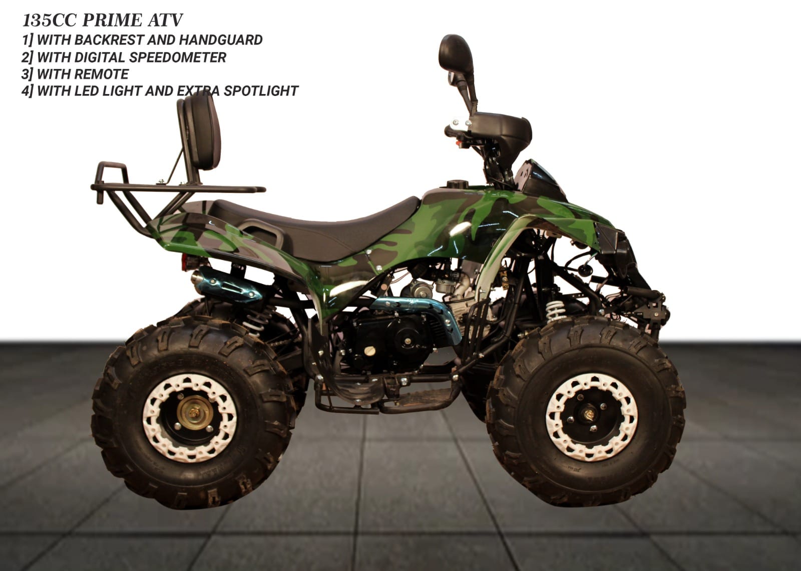 135cc Red Prime Atv - ATV Bike