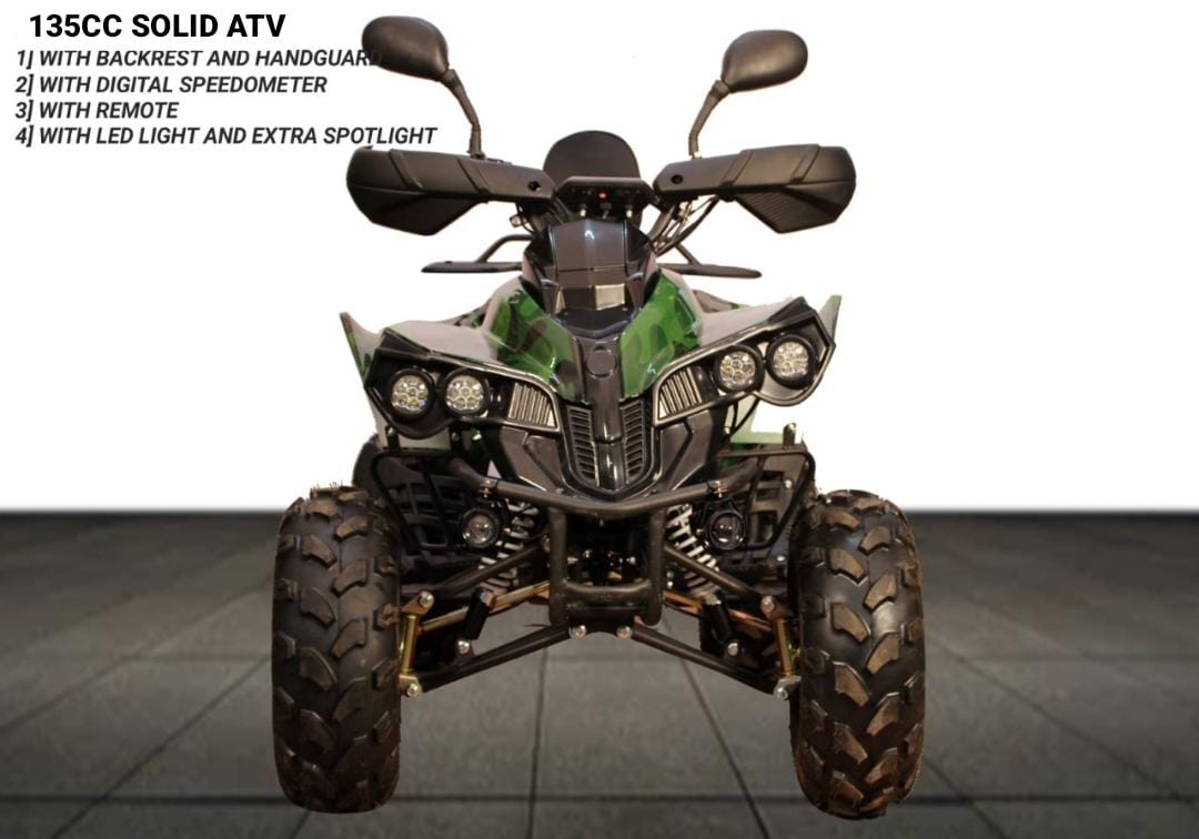 Buy Military Green Solid ATV 135cc | ATV Bike India
