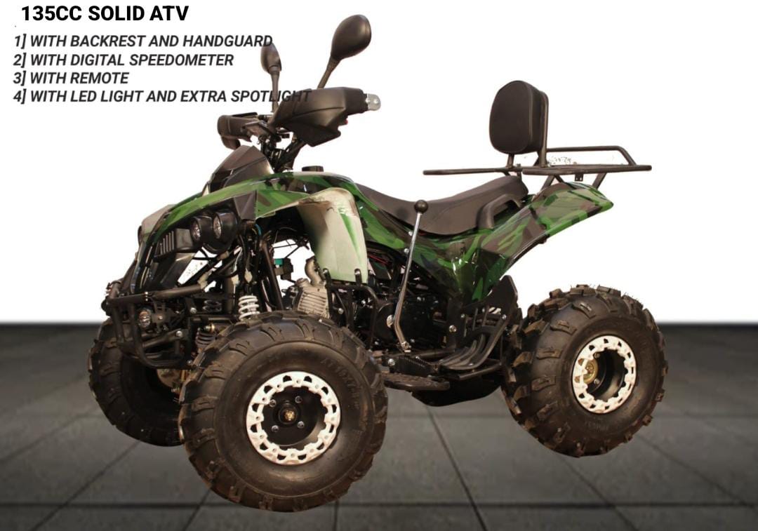 Buy Military Green Solid ATV 135cc | ATV Bike India