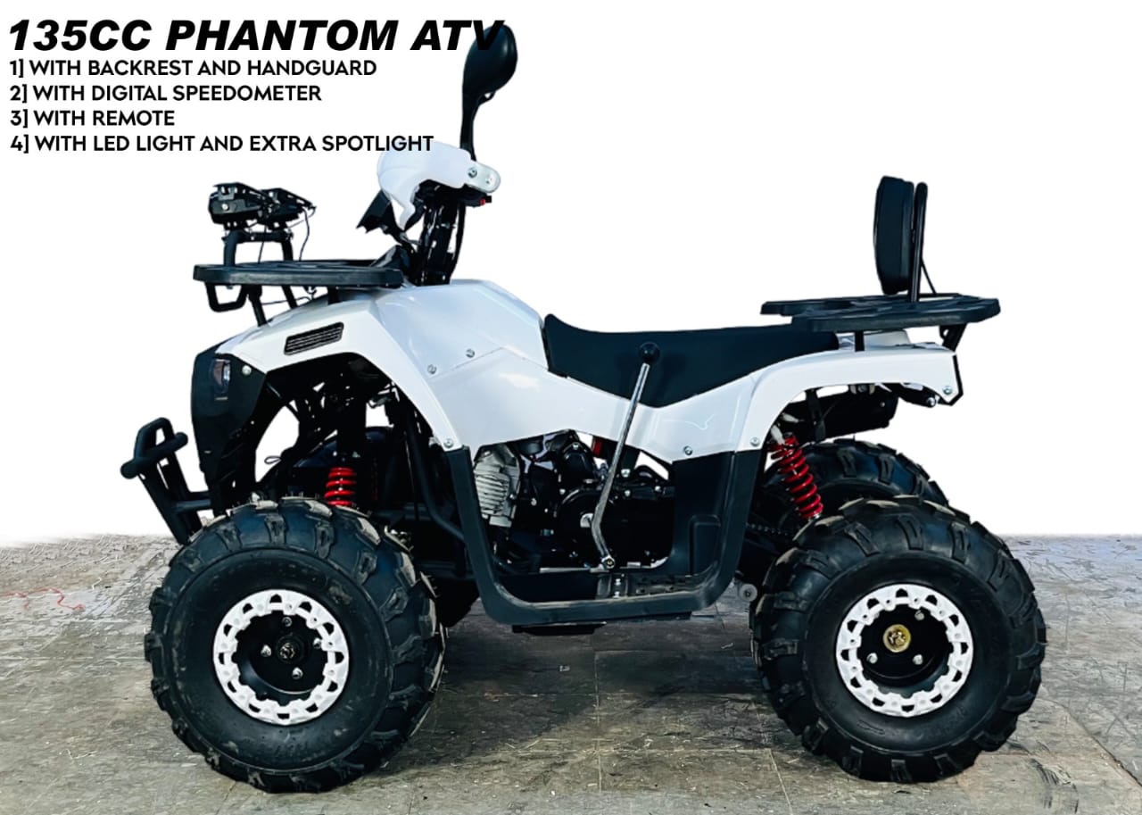 135cc White Phantom atv - ATV Bike
