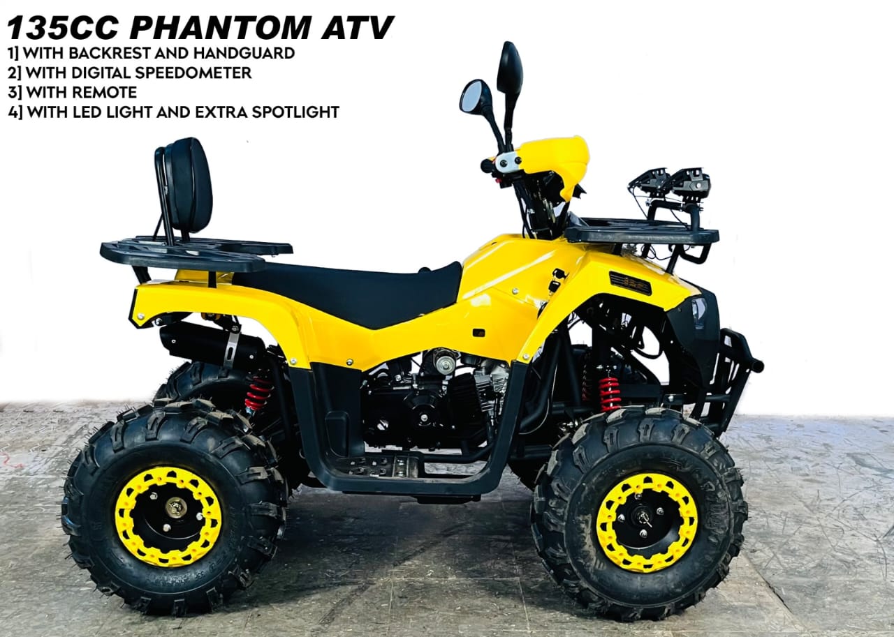 135cc Yellow Phantom atv - ATV Bike