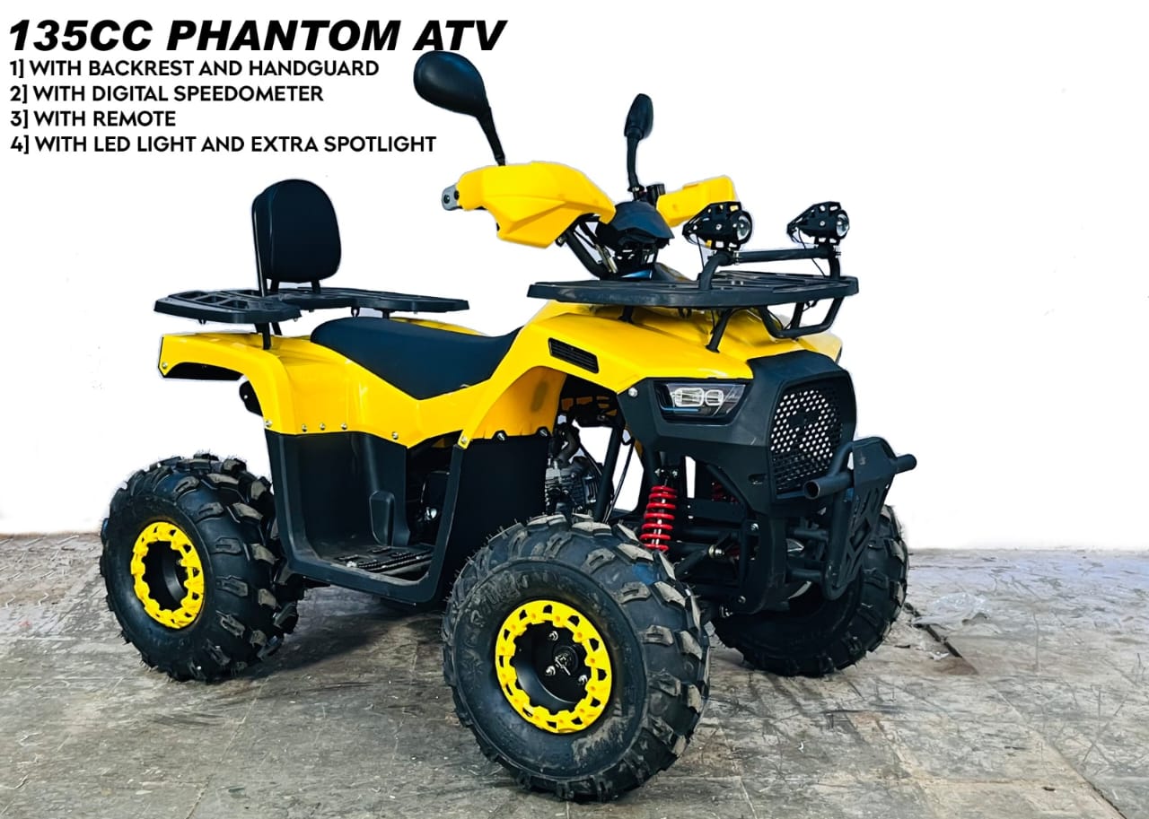 135cc Yellow Phantom atv - ATV Bike