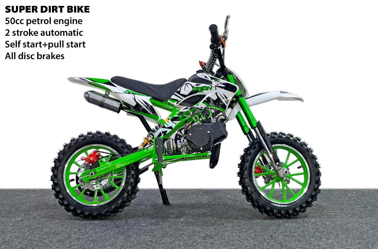 49cc Super Dirt Bike (Green) - ATV Bike