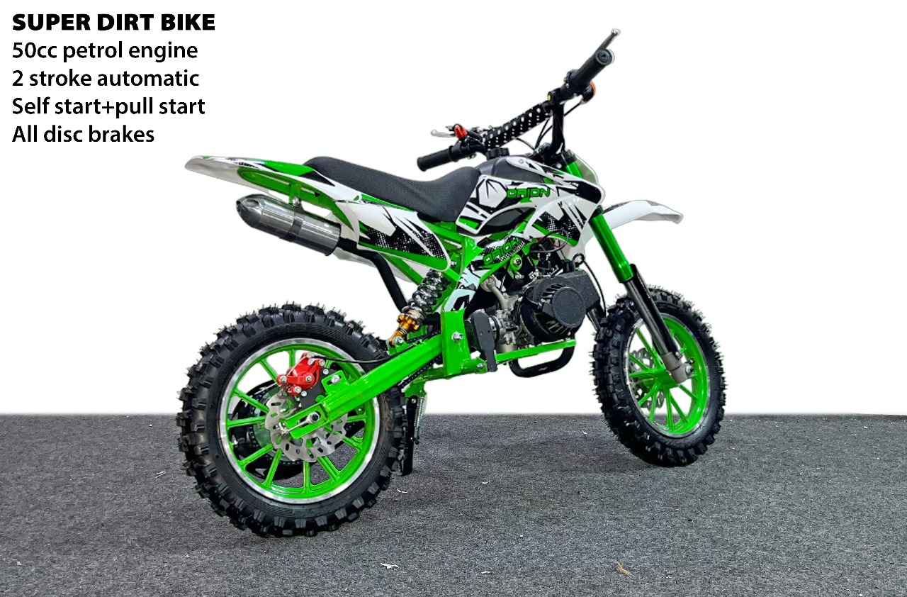 49cc Super Dirt Bike (Green) - ATV Bike