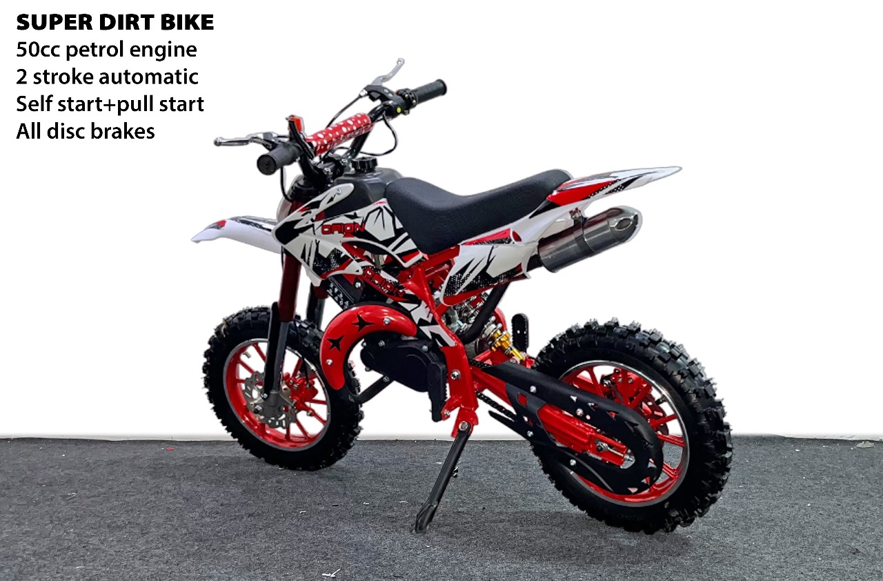 49cc Super Dirt Bike (Red) - ATV Bike