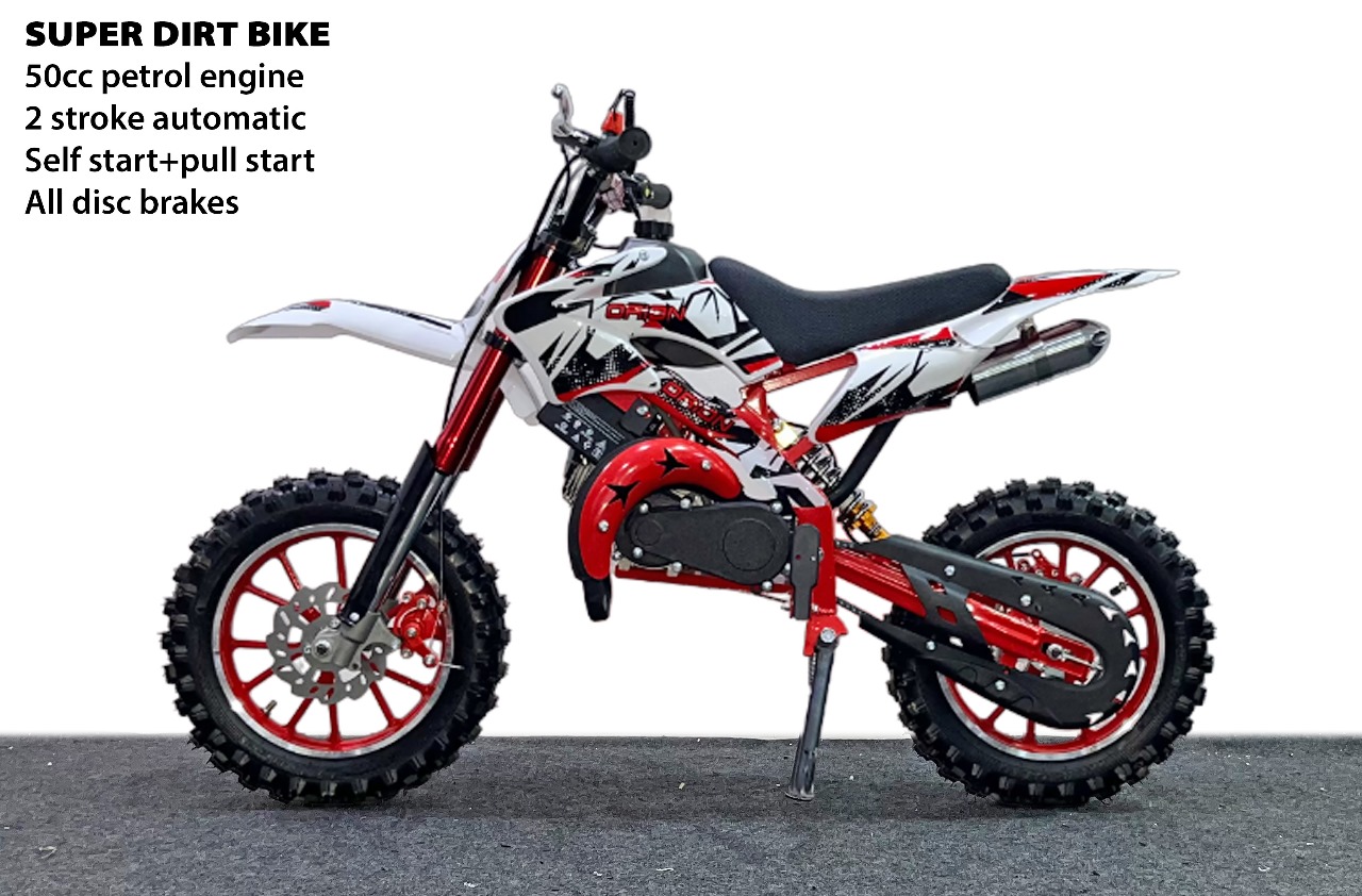 49cc Super Dirt Bike (Red) - ATV Bike