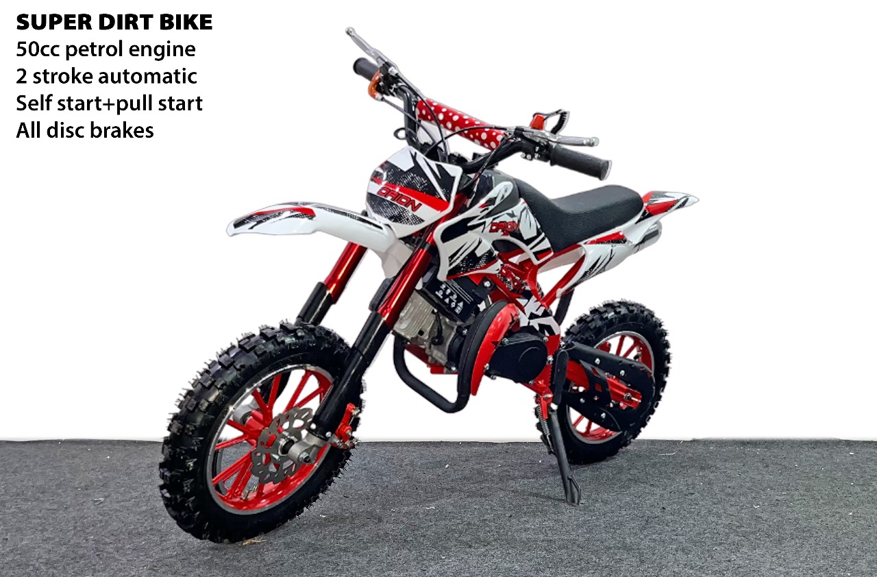49cc Super Dirt Bike (Red) - ATV Bike