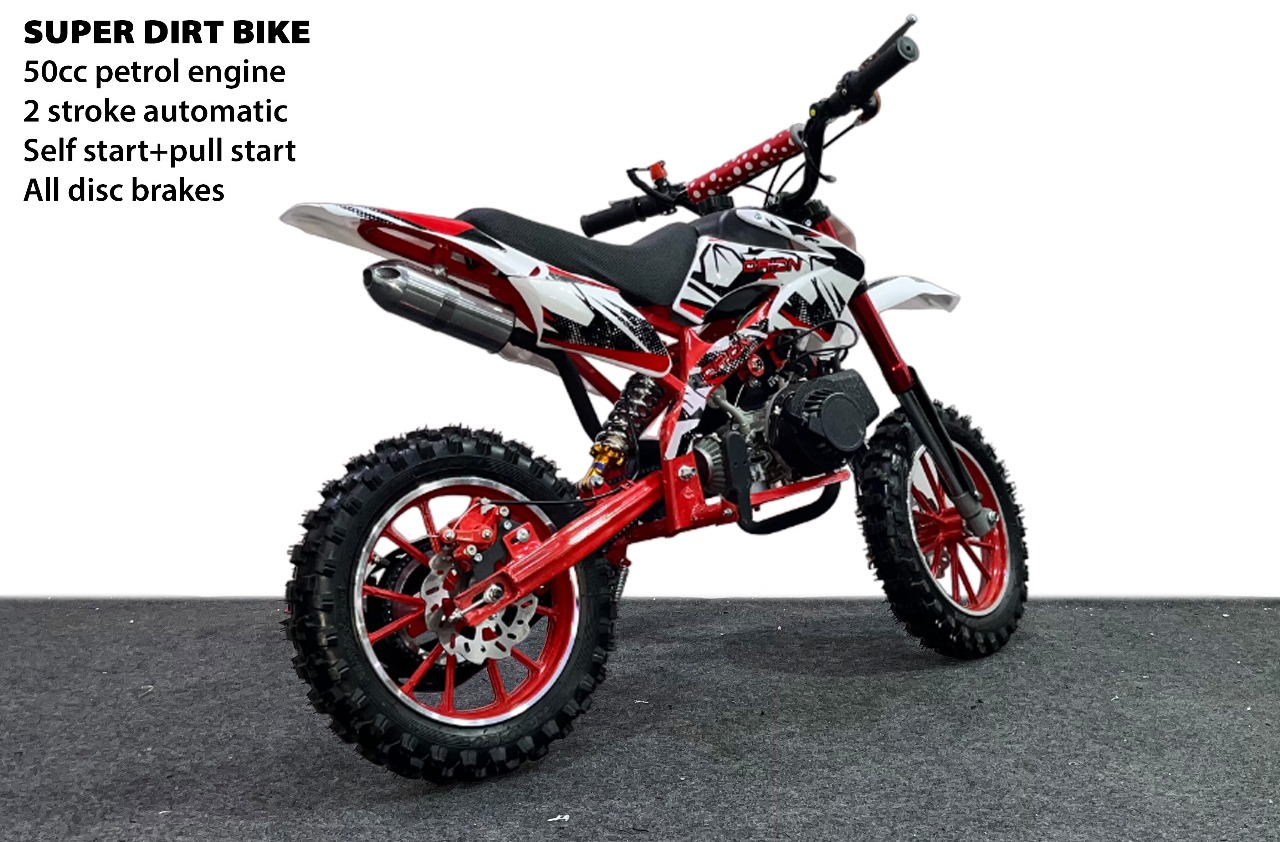 49cc Super Dirt Bike (Red) - ATV Bike