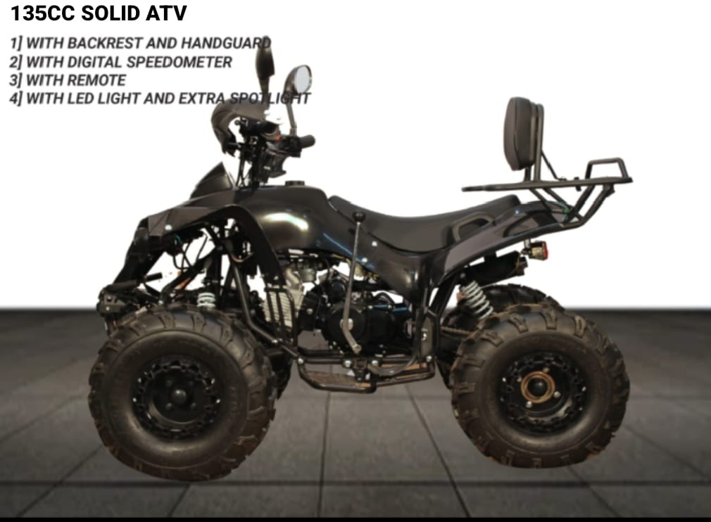 Soild Atv 135cc (Black) - ATV Bike