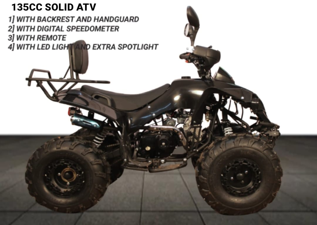 Soild Atv 135cc (Black) - ATV Bike