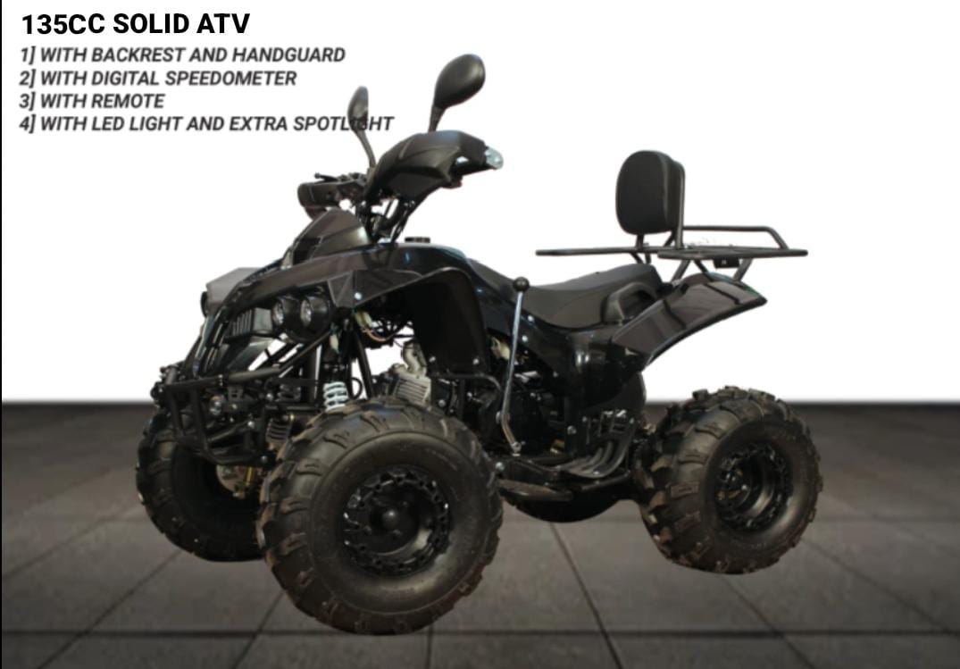 Soild Atv 135cc (Black) - ATV Bike