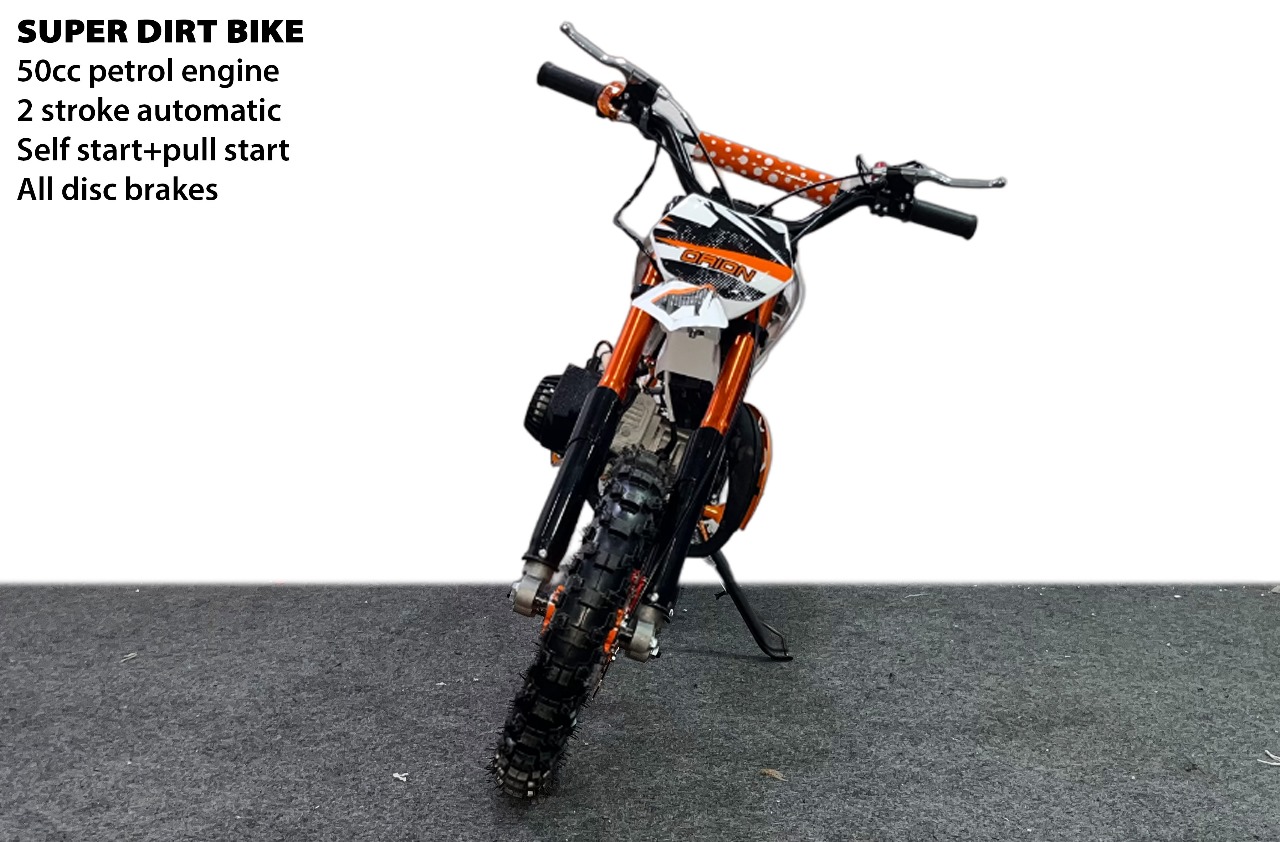 Super Dirt Bike 49cc (Orange) - ATV Bike